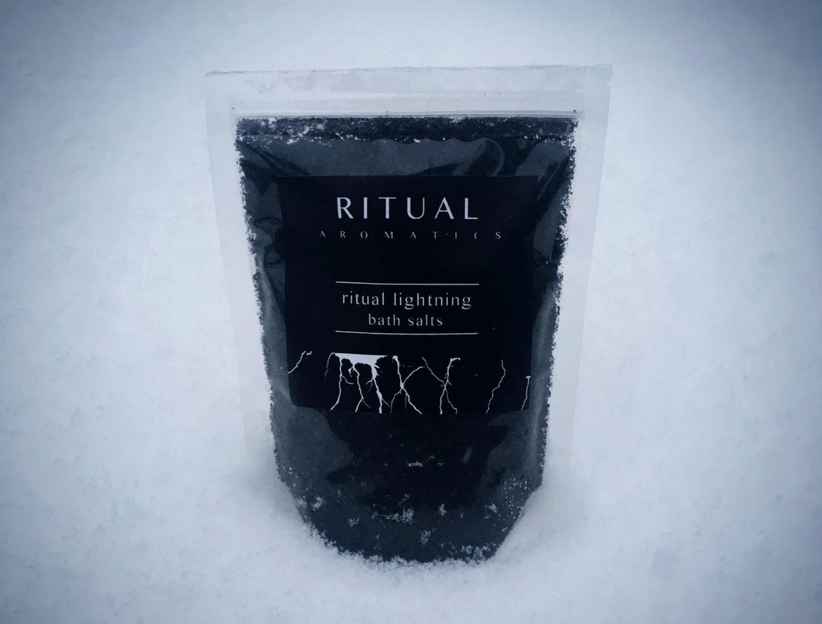 Ritual Lightning Bath Salts . Cleanse . Release . Clear . Ritual Aromatics